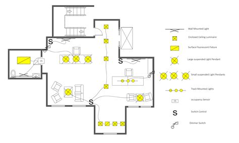 Reflected Ceiling Plan Diagram Edrawmax Templates