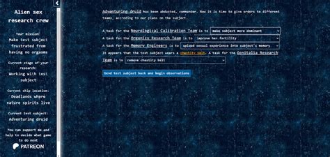 Alien Sex Research Crew By CelestWB