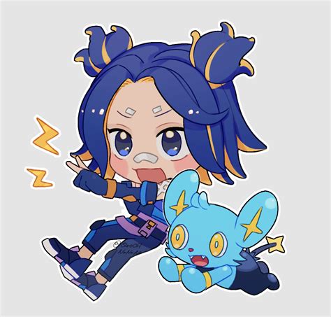 Nanana Syoki0916 Neon Valorant Shinx Nintendo Pokemon Valorant
