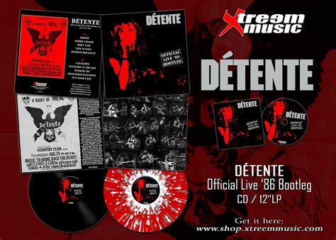 DÉtente Out Now DÉtente Official Live 86 Bootleg