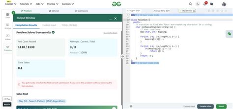 Deepak Katiyar On Linkedin Gfg160 Codingjourney Problemsolving Gfg
