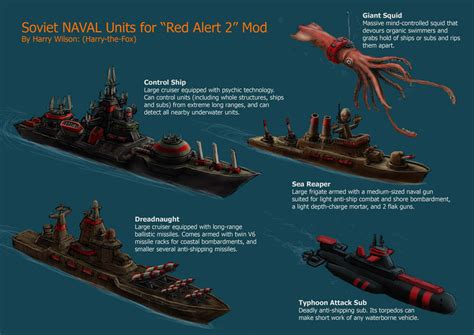 Ra2 Mod Soviet Naval Units By Harry The Fox On Deviantart