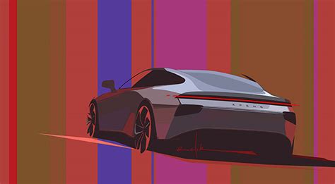 Xpeng P7 Sketches Behance