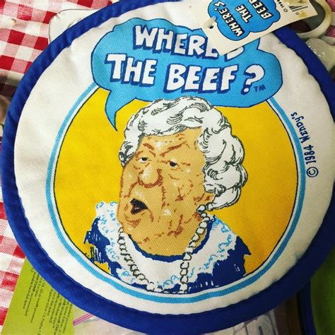 Wheres The Beef Vintageadvertising Wendys Kitsch 1984 1980s