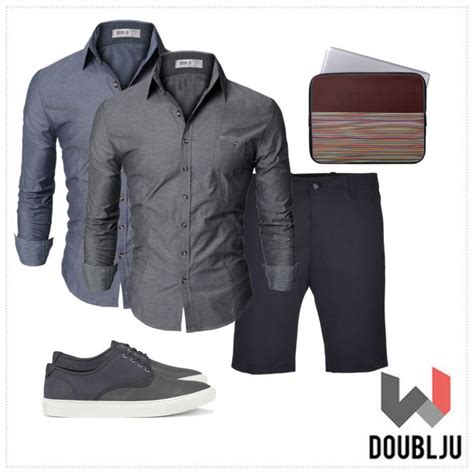 Doublju Mens Casual Shirt With Contrast Neck Band At Amazon Mens