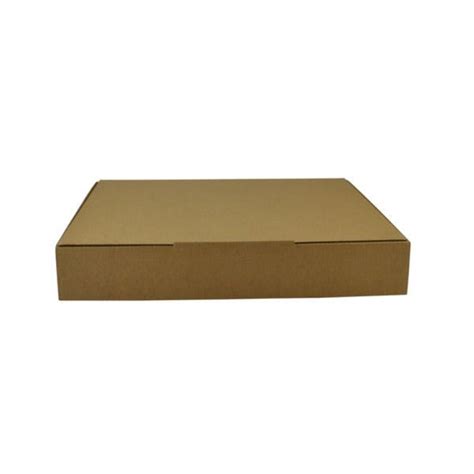 Sample B Flute One Piece Postage And Mailing Box 18526 Kraft Brown