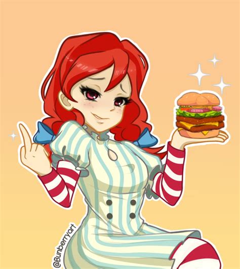 Smug Anime Wendys By Bunberryart Smug Wendys Know Your Meme