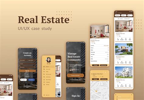 Real Estate App Uiux Case Study Behance