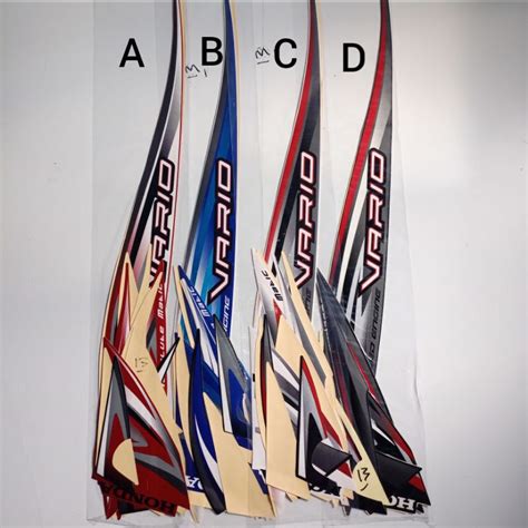 Jual Striping Vario 110 2012 2013 Cw Karbu Long Sticker Bodi Motor