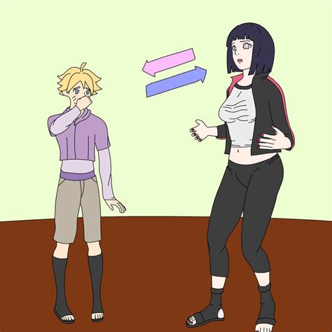 Body Swap Boruto Hinata By Penny3024 On Deviantart