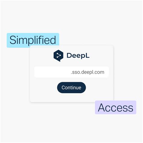 Connectez vous en toute sécurité à DeepL avec le SSO