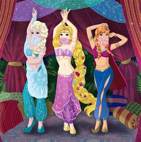Princesses Belly Dancers By Pridipdiyoren On Deviantart Belly Dancers