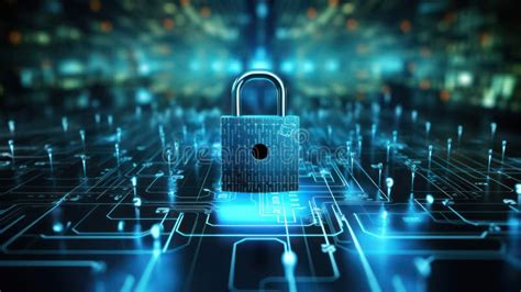 Data Protection And Cyber Security On Internet Server Network With Secure Login To Protect With