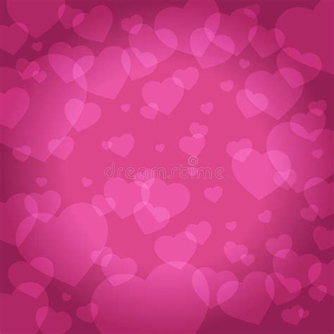 Seamless Heart Pattern And Background Vector Illustration Stock Vector