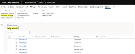 d365 import and export views marked code