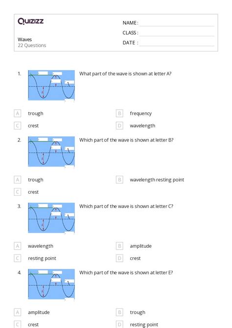 50 Electromagnetic Waves And Interference Worksheets For 10th Grade On