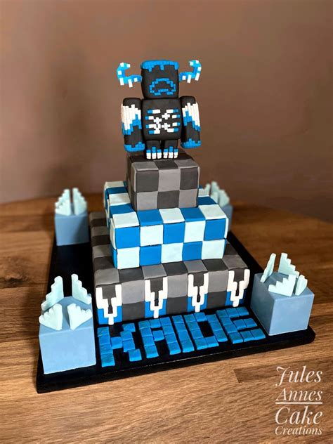 Warden Minecraft Birthday Cake