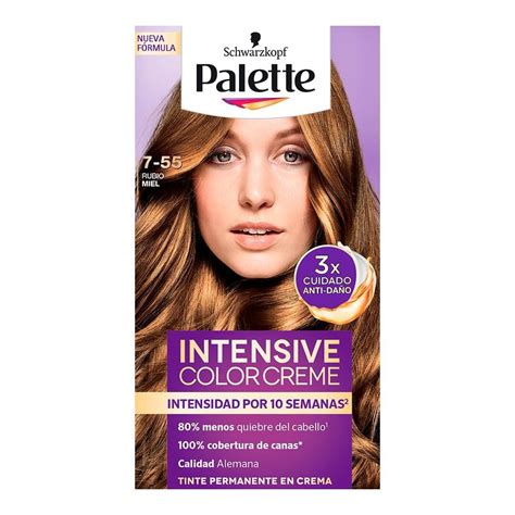 Tinte Para Cabello Palette Intensive Color Creme 7 55 Rubio Miel Walmart