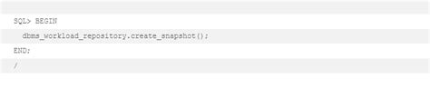 Oracle Automatic Workload Repository Awr Part 1 Getting Started