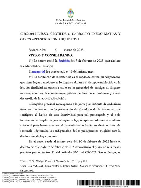 2023 03 09 102549 L C C C D M Y Otros S Prescripcion Adquisitiva Pdf Estatuto De
