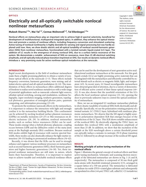 Pdf Electrically And All Optically Switchable Nonlocal Nonlinear