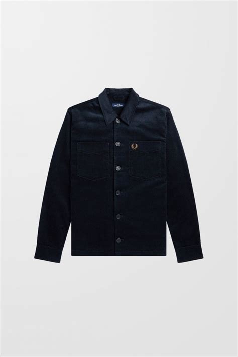Fred Perry Corduroy Overshirt Casual Wear From Revolver Menswear Uk