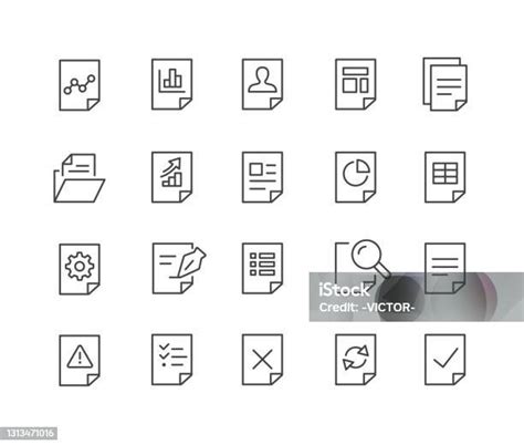 文件圖示集 經典系列向量圖形及更多下載圖片 下載 作品展示包 合約 Istock