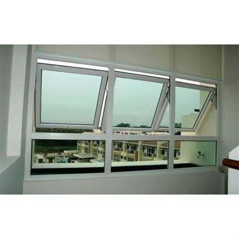 Casement Light Oak UPVC Top Hung Window Glass Thickness 6 Mm At Rs