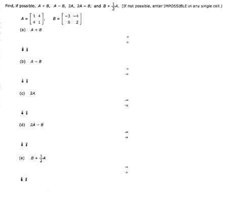 Solved If Possible A B AB A AB And B A If Not Chegg Com