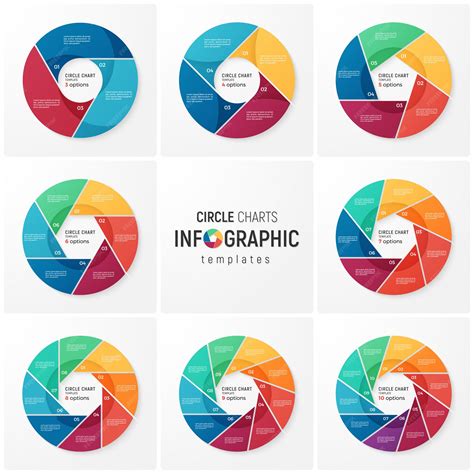 Premium Vector Vector Circle Chart Infographic Templates For Data Visualization