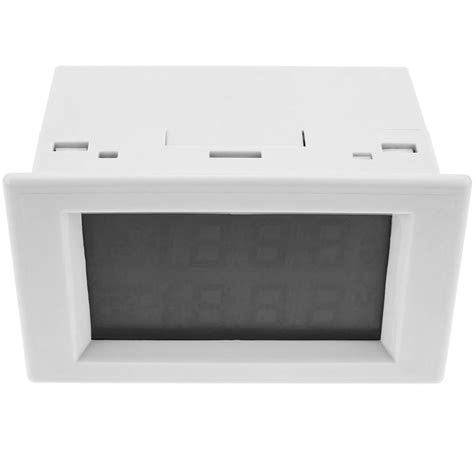 LCD 3 Digit Display And With 0 600V 220VAC For Panel White Cablematic