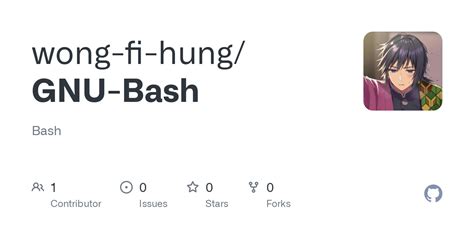 GitHub Wong Fi Hung GNU Bash Bash