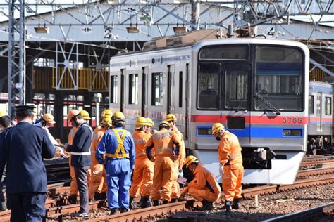 京成3700形3788編成京成高砂駅構内で脱線 2nd train鉄道ニュース
