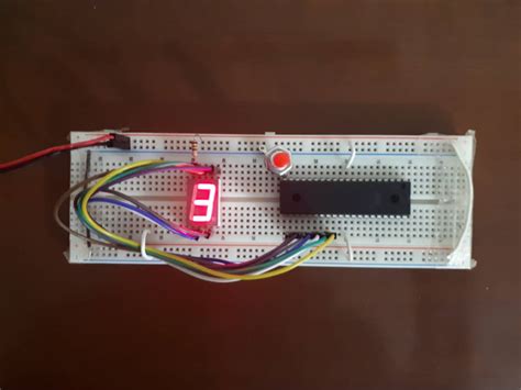 up counting 1 digit 7 segment using atmega16 avr