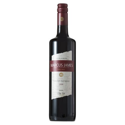 VINHO BRASILEIRO TINTO MEIO SECO MARCUS JAMES MERLOT SERRA GAÚCHA