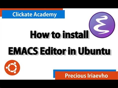 How To Install EMACS Editor On Ubuntu YouTube