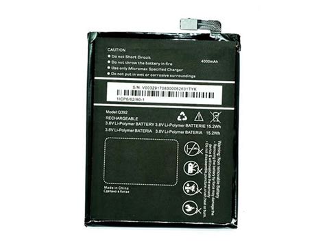 Micromax Q392 Replacement Battery | Shop-battery.com