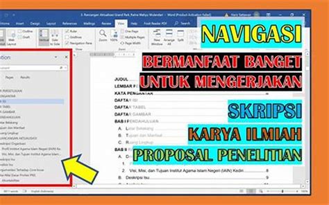 Cara Membuat Navigasi Di Word Panduan Lengkap Rifaldy