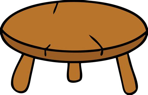 Cartoon Doodle Of A Wooden Stool 10549186 Vector Art At Vecteezy