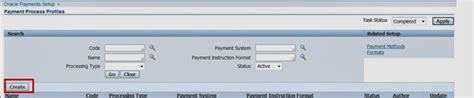 oracle applications r12 payment process request ppr