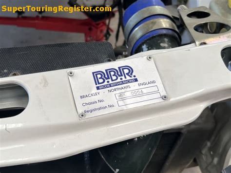 Super Touring Register Chassis Plate