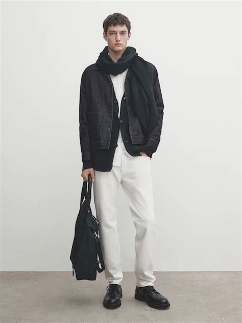 Mens Tapered Fit Jeans Massimo Dutti