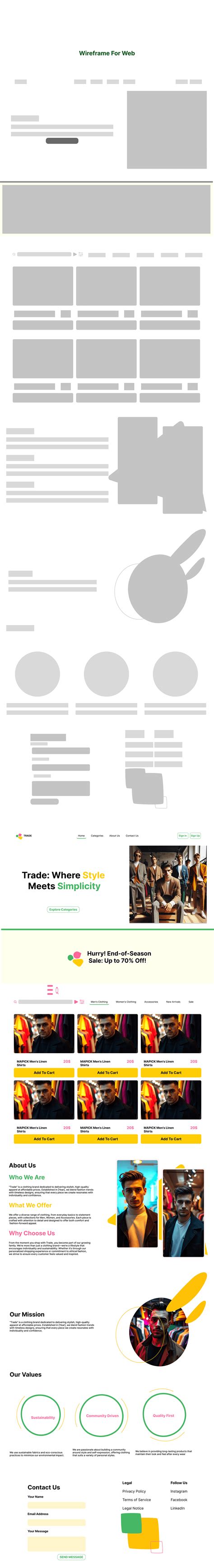 Ui Case Study For Responsive Website Design Behance