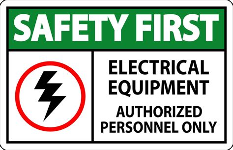 Electrical Safety Signs Electrical Safety Signs Danger High Voltage