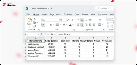 Cara Mudah Melakukan Data Entry And Di Excel