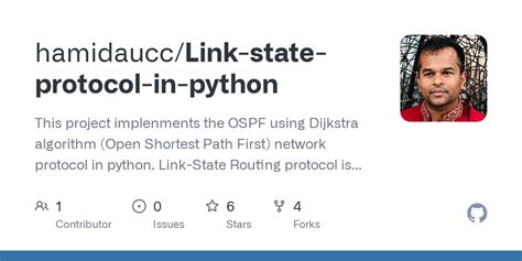 github hamidaucc link state protocol in python this project