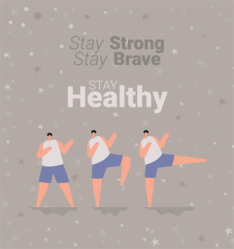 Premium Vector Stay Healthy Card