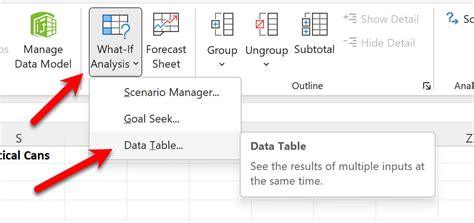 With Data Table
