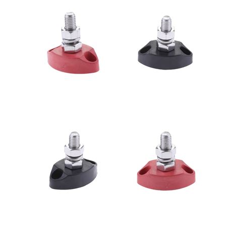 4pieces Red And Black Junction Block Power Post Vicedeal