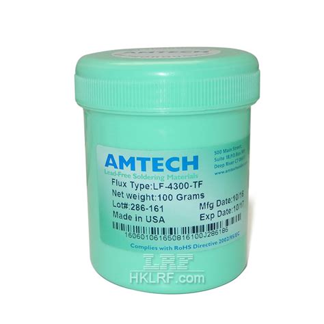Lf 4300 Tf Bga Rework Reballing Amtech Water Washable Tacky Flux